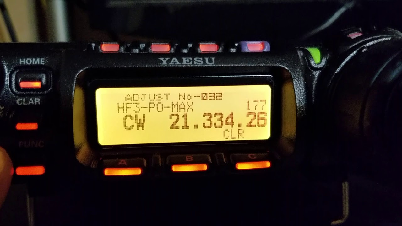 FT-857d hidden menu settings - YouTube