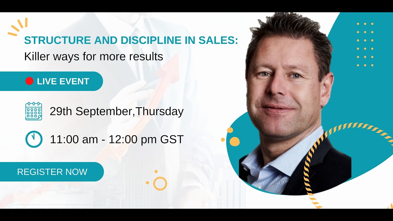 Structure and Discipline in Sales: Killer ways for more results - YouTube