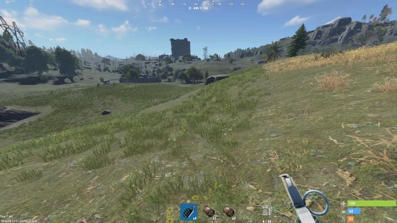 Rust Console Grenade Snowball - YouTube