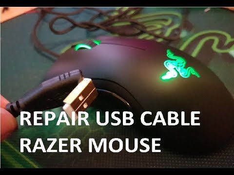 How To: REPAIR Mouse USB cable/plug in 10 minutes - YouTube