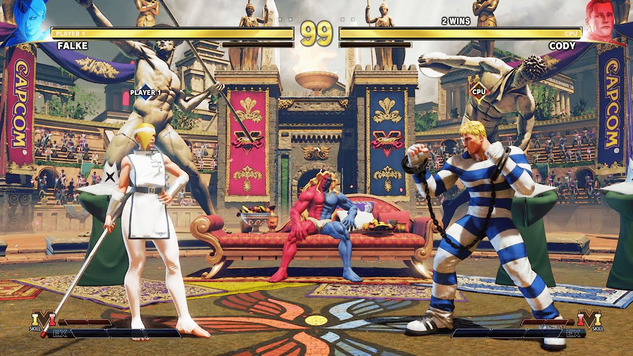 Falke vs Cody (Hardest AI) - Street Fighter V. - YouTube