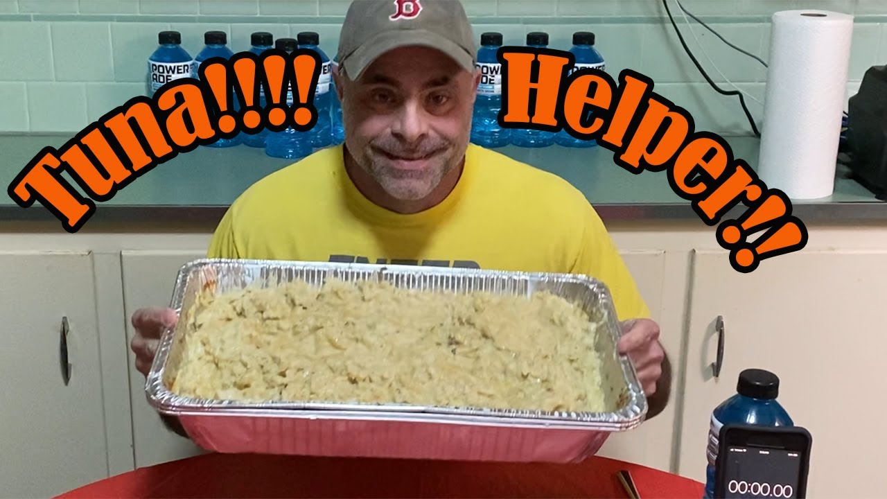 15.5 Pound Tuna Helper Challenge - YouTube