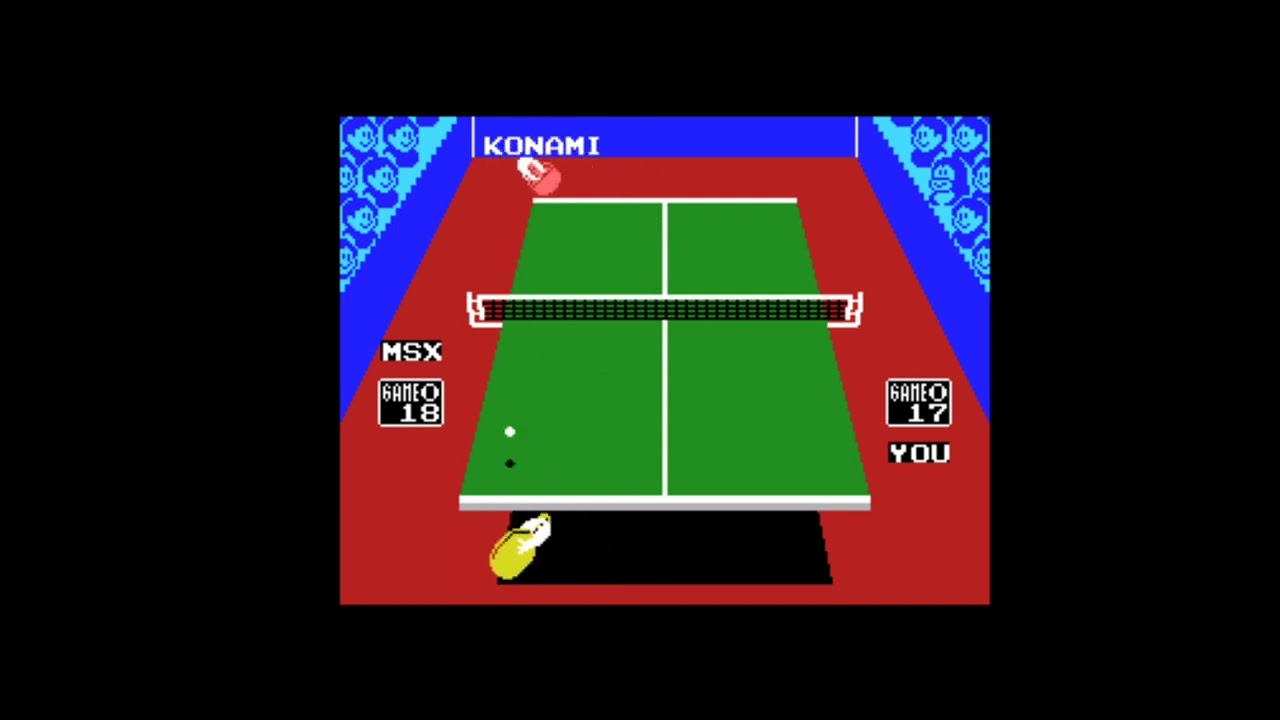 Konami's Ping Pong (MSX) - YouTube