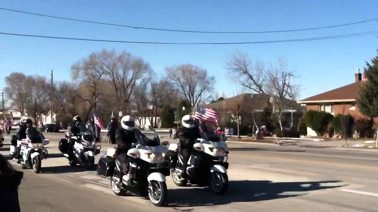 Officer Jared Francom Funeral Procession - YouTube