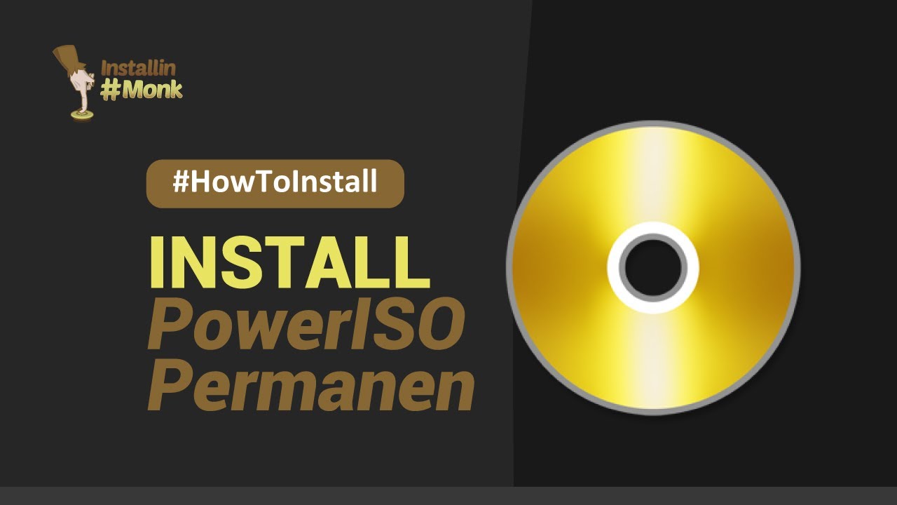Tutorial Install Power ISO - YouTube