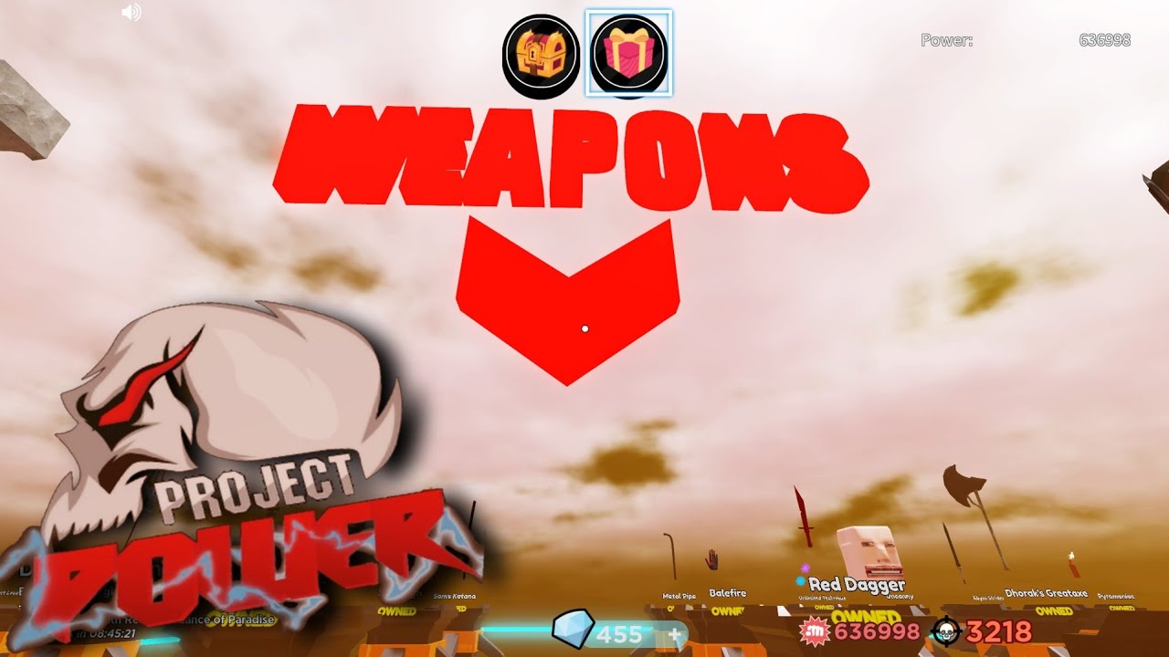 PROJECT POWER | All Weapons and Gameplay! (Roblox) - YouTube
