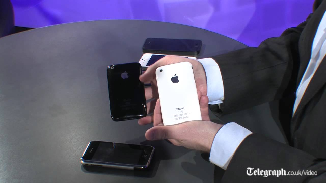 Evolution of the iPhone to iPhone 5 - YouTube