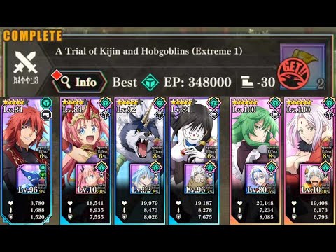 (isekai slime) A Trial of Kijin and Hobgoblins (extreme1) perfect run ...