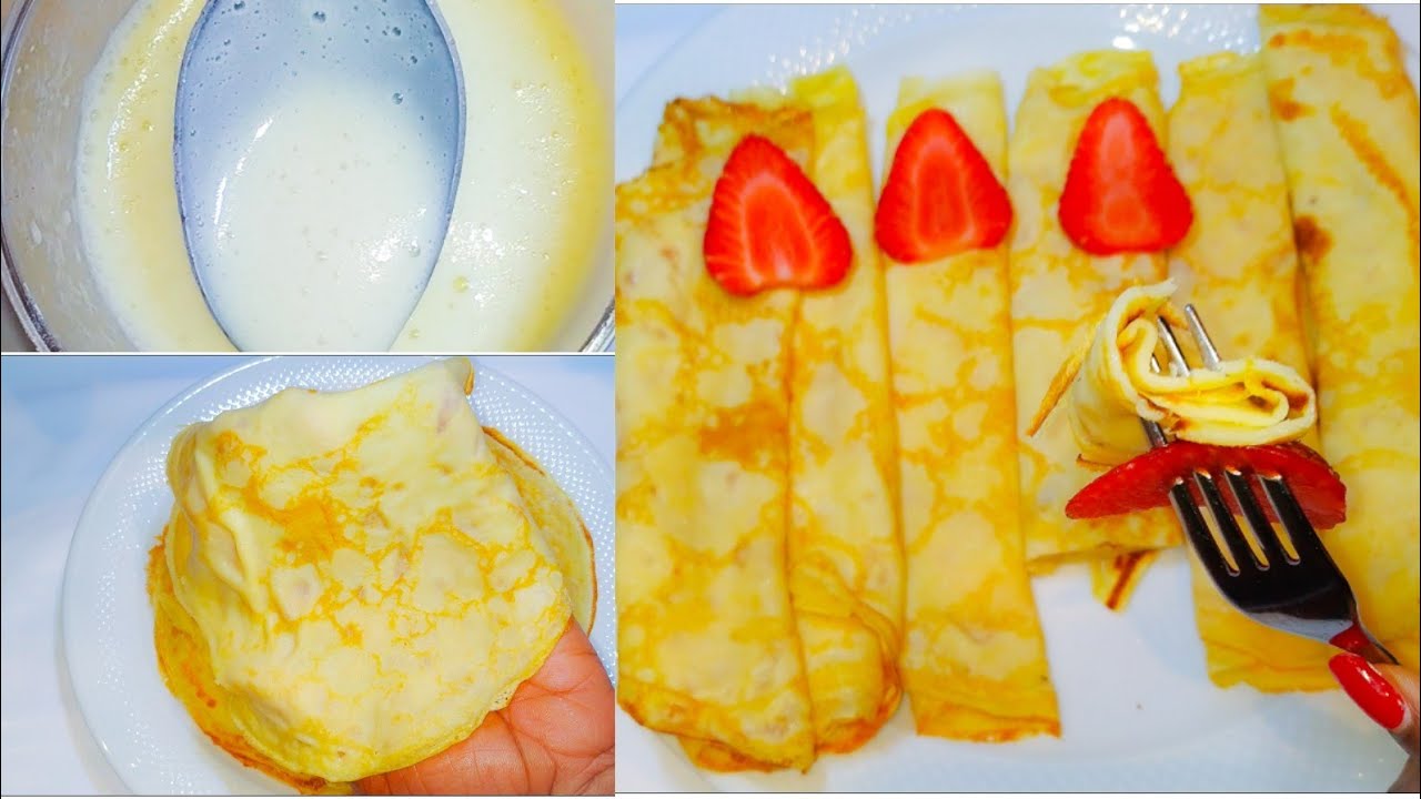 Very Very Thin And Light Crepes/Pancakes. - YouTube