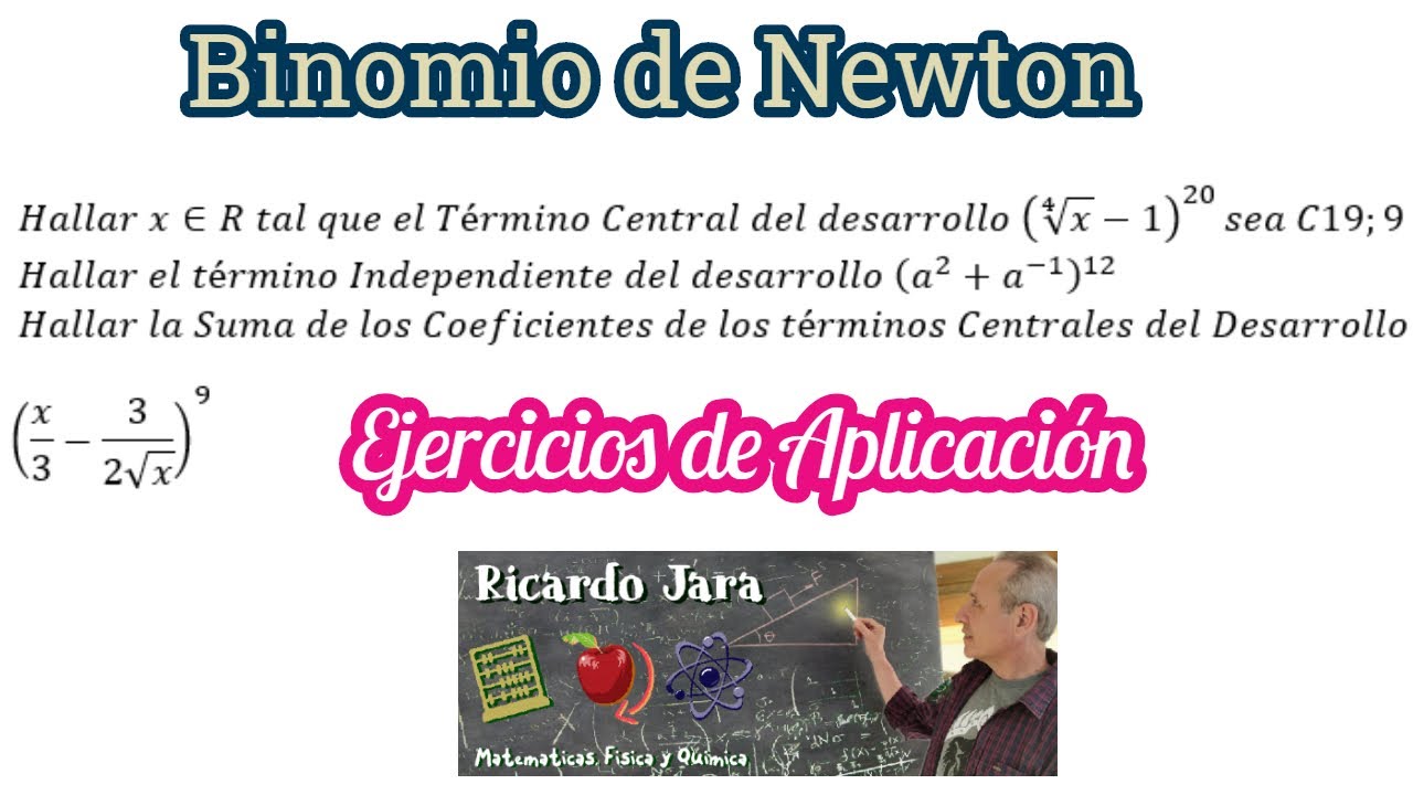 Binomio de Newton Ejercicios Resueltos - YouTube