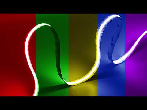 DC24V RGBW 4200 Chips 16.4Ft Flexible COB LED Strip Lights - superlightingled