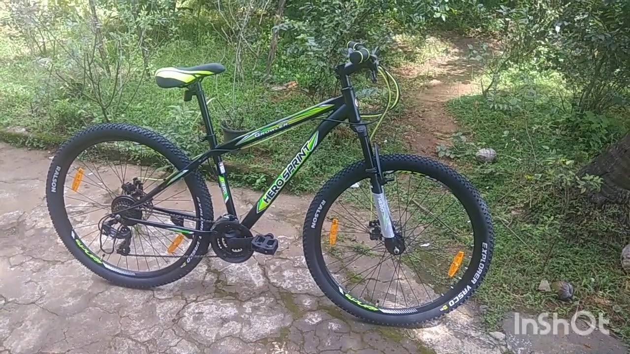 Hero Sprint Growler bicycle - unboxing and quick detail - YouTube