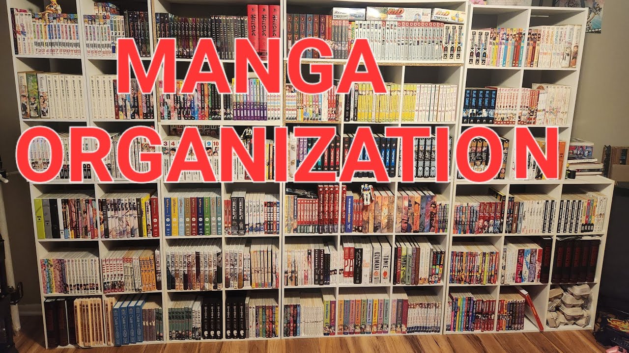 Organizing my huge manga collection!!! - YouTube