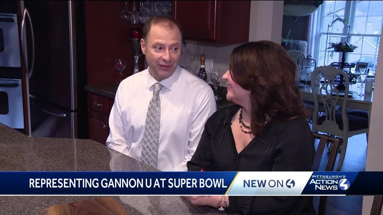 Representing Gannon at Super Bowl - YouTube