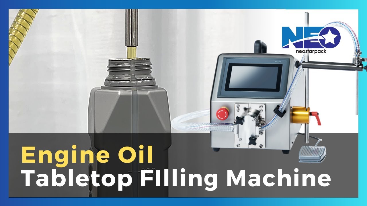 Lubricant Filling Machine | Suits for Engine Oil, Lubricant | Tabletop ...