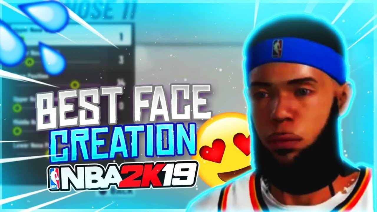 BEST DRIBBLE GOD FACE CREATION IN NBA 2K19! - YouTube