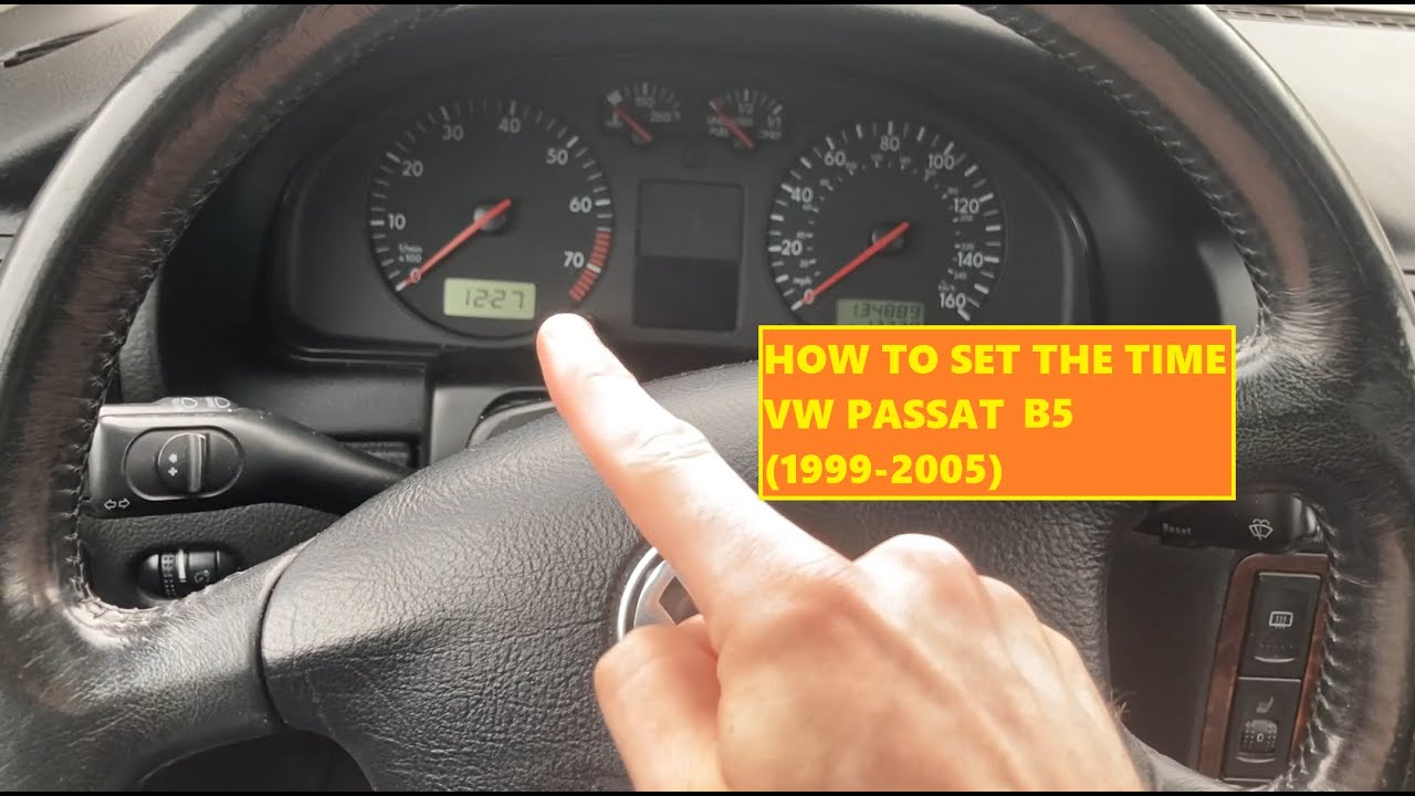 Set the Time VW Passat (1999-2005) - YouTube