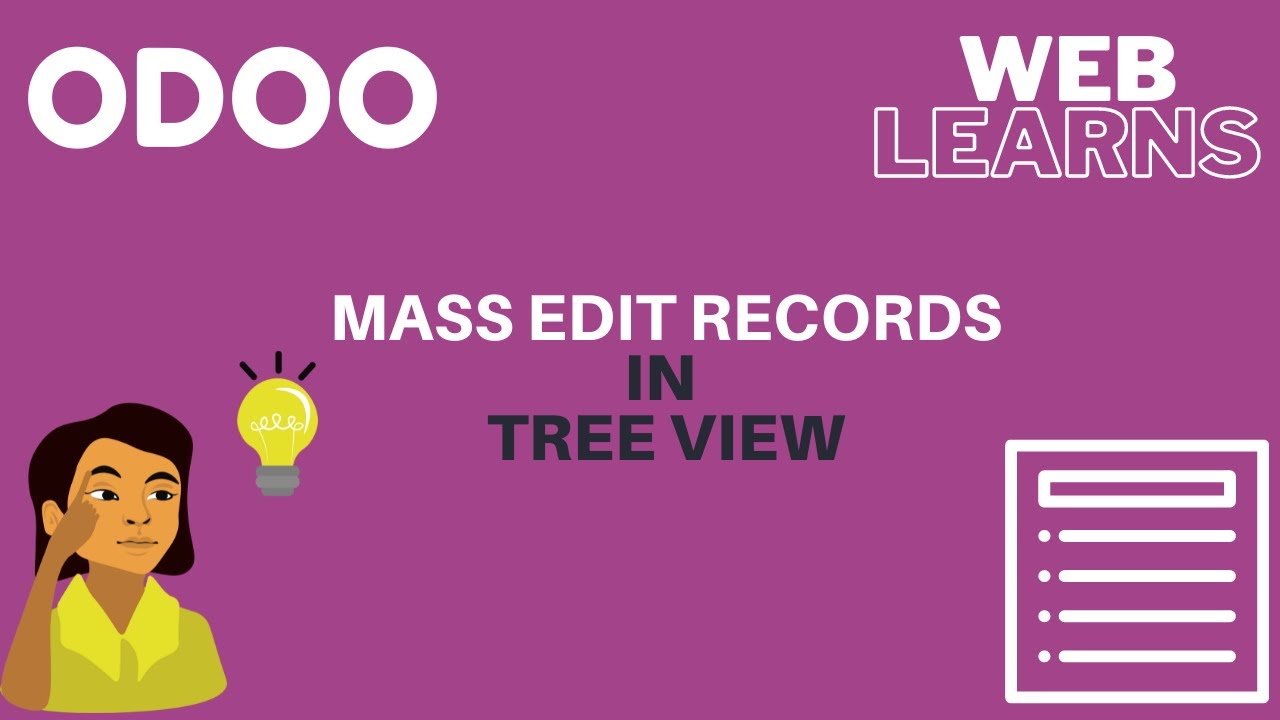 How to edit mass records in list view | Odoo Latest Development ...