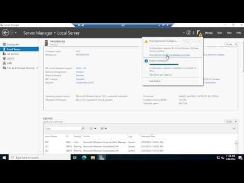 3 Setting up Domain Controller and Active Directory roles and features - YouTube