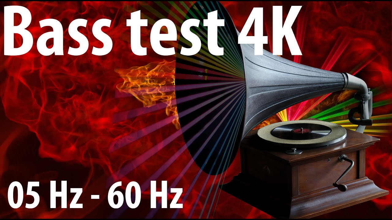 Bass test soundtrack for your headphones, speakers or subwoofer 4K ...
