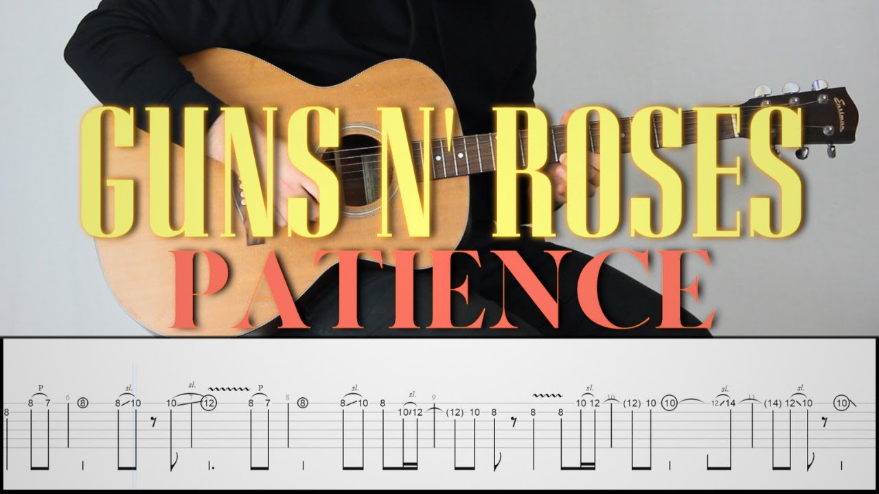 GUNS N' ROSES - PATIENCE (Solo) | Guitar Cover Tutorial (FREE TAB ...