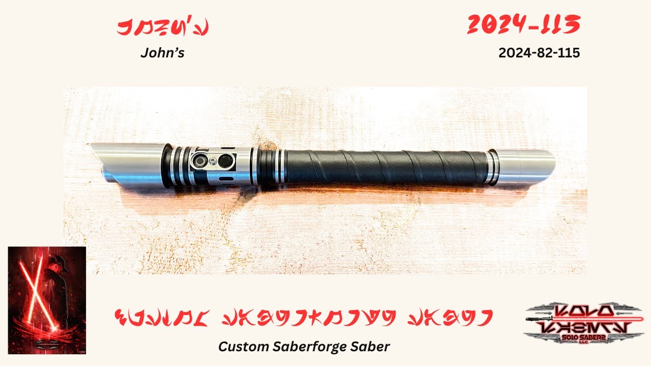 John's Custom Saberforge Neopixel Lightsaber with Aluminum Chassis and ...
