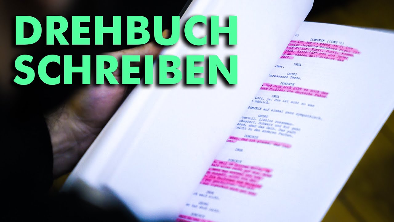 DREHBUCHSCHREIBEN für Anfänger - YouTube