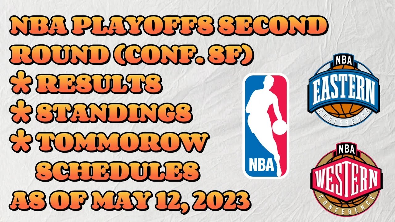 NBA SECOND ROUND PLAYOFFS (CONF. SEMIFINALS) GAME RESULT STANDINGS AND ...