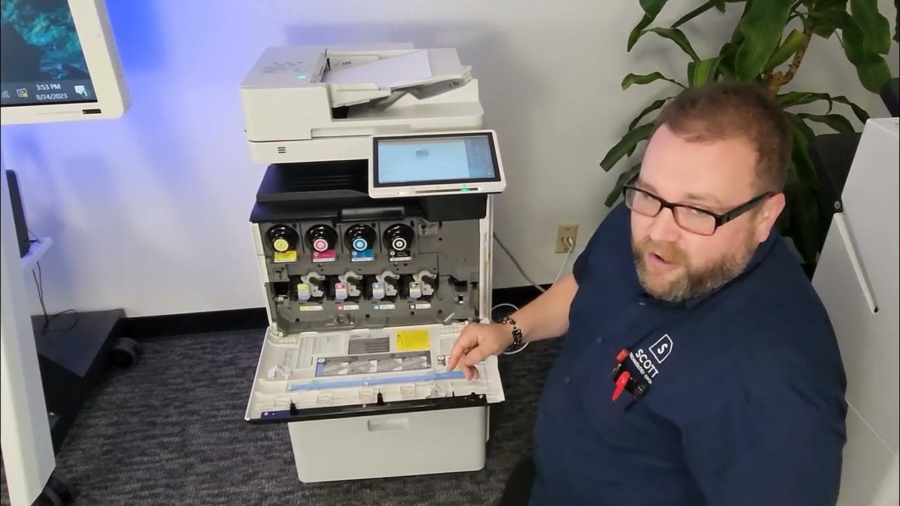 Replacing Waste Toner on Canon C259/359 MFP - YouTube
