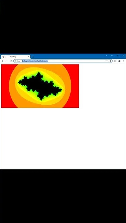 Julia Set Coding Webprogramming P5js Thinhpham Shorts Youtube