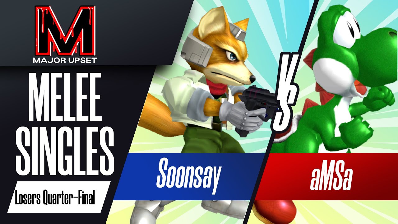 Soonsay (Fox) vs aMSa (Yoshi) - Melee Singles Losers Quarter-Final ...