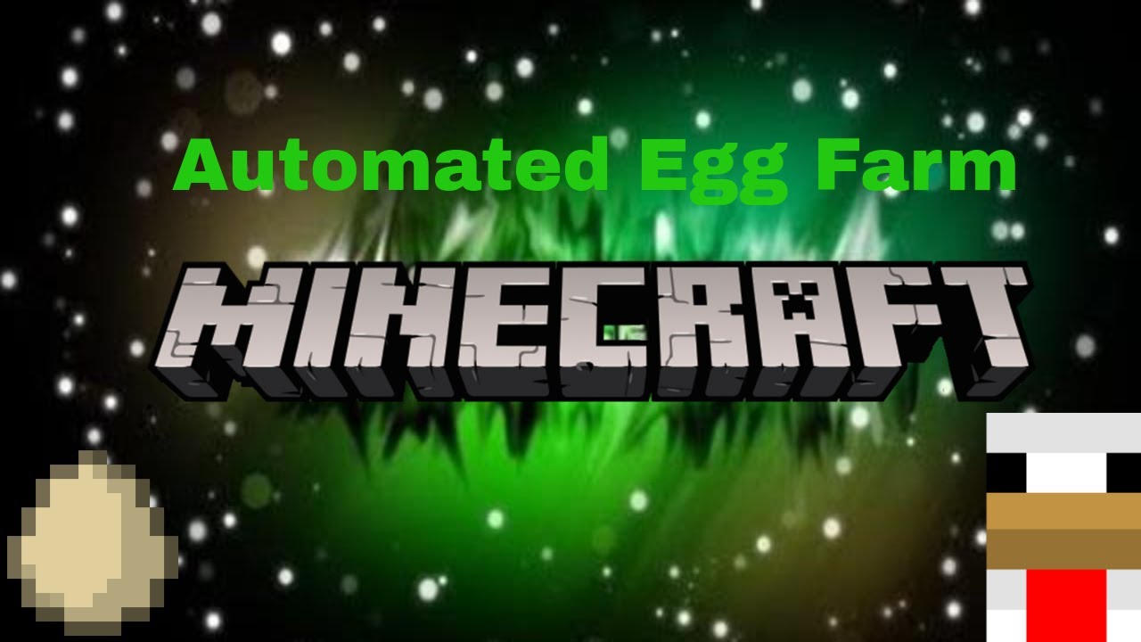 How to build an automated egg farm in Minecraft. - YouTube