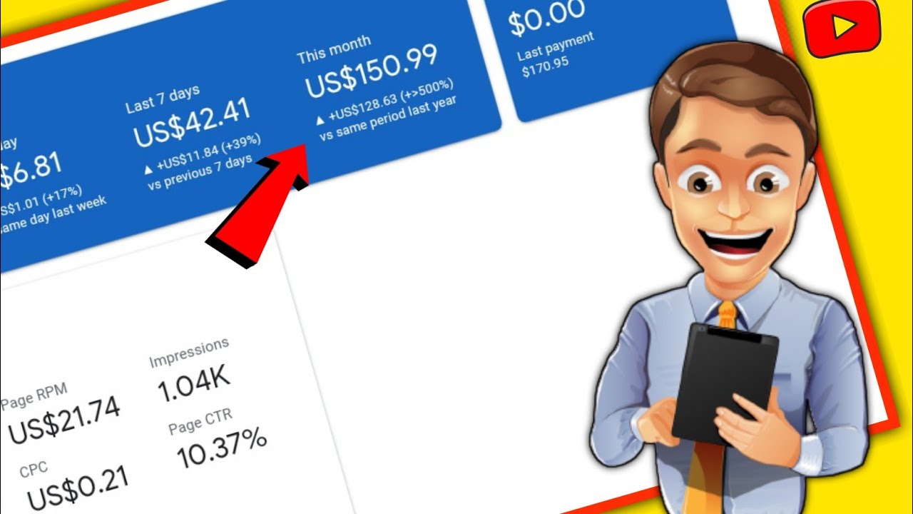 My Total Earning Of YouTube! 🤑 - YouTube