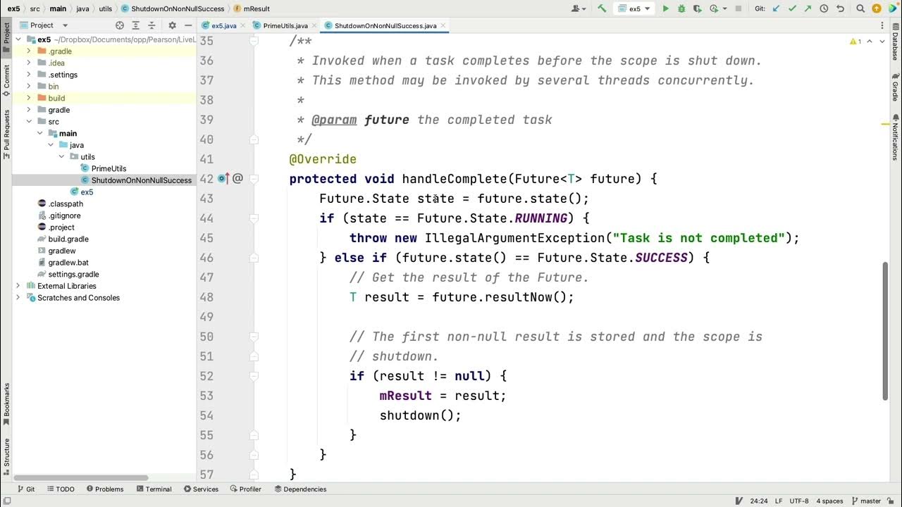 Applying Java Structured Concurrency: Case Study ex5 - YouTube