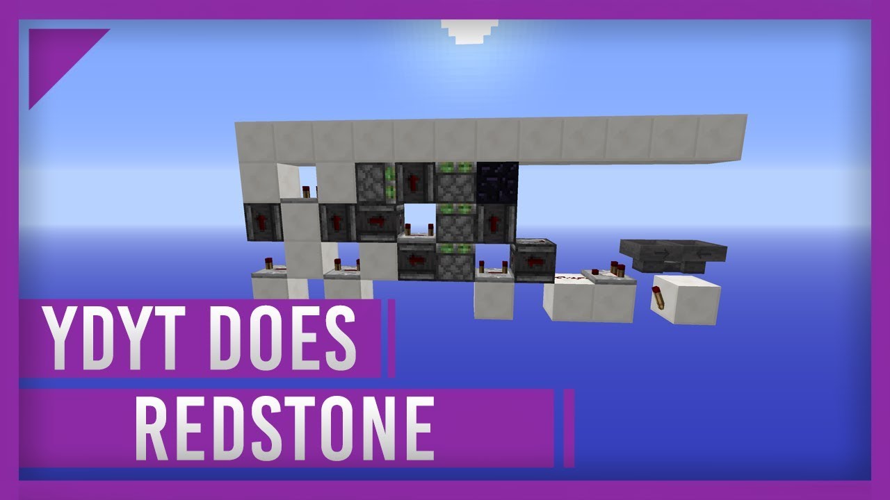 Minecraft: Seamless, flush, expandable triple piston extender 1.19 ...