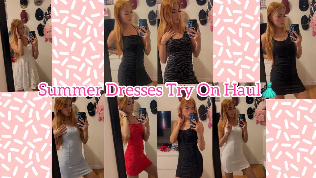 Summer Dresses Try On Haul 👗 - YouTube