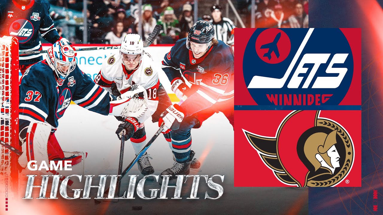 Winnipeg Jets vs. Ottawa Senators - Game Highlights - YouTube