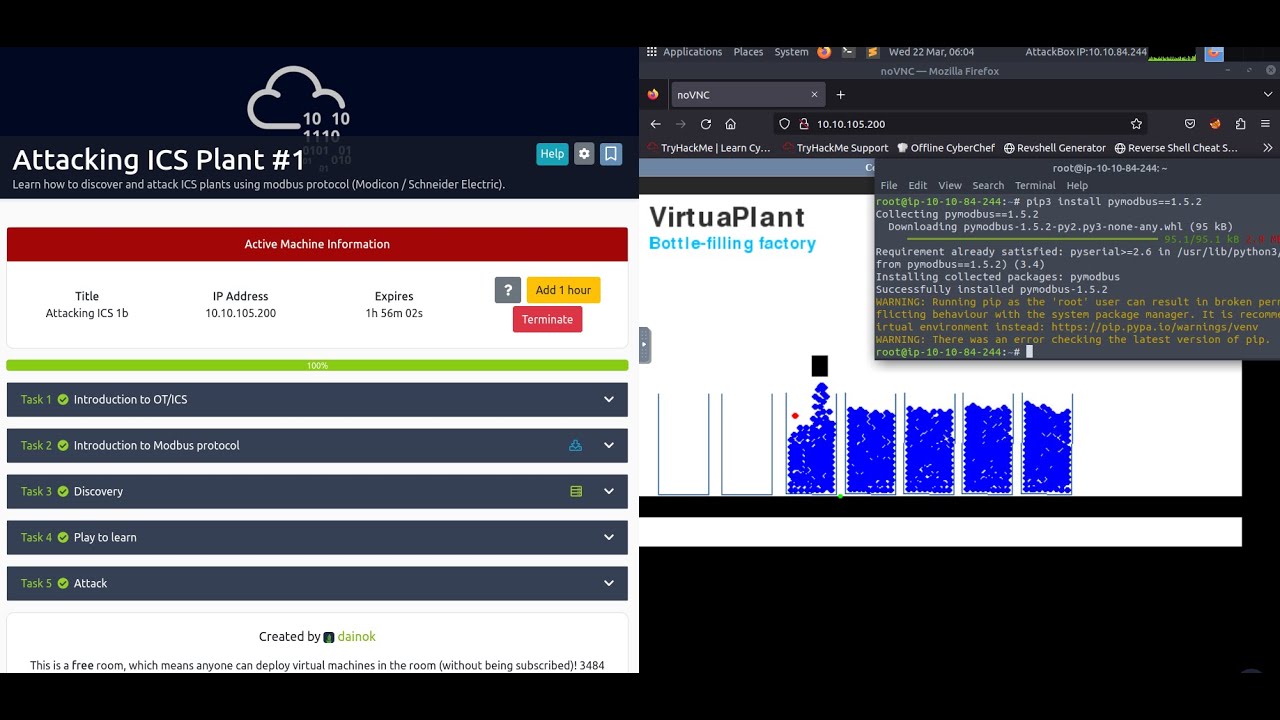 Attacking ICS Plant #1 Tryhackme - YouTube