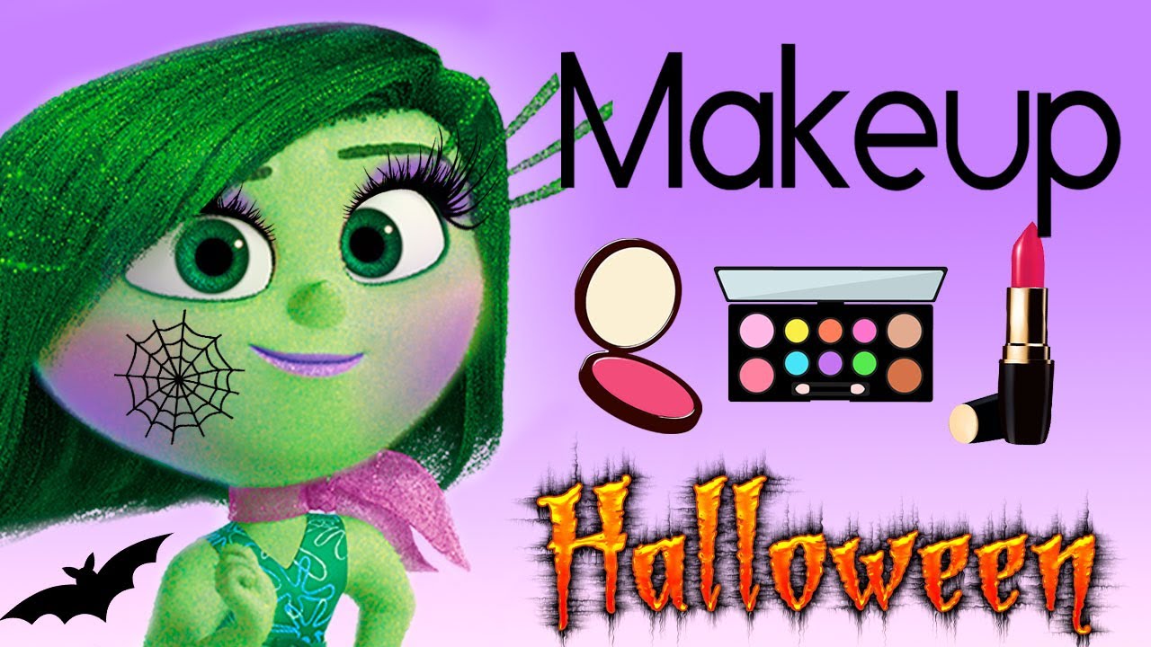 Inside Out 2 Disgust Halloween Makeup movie cartoon Step by Step ...