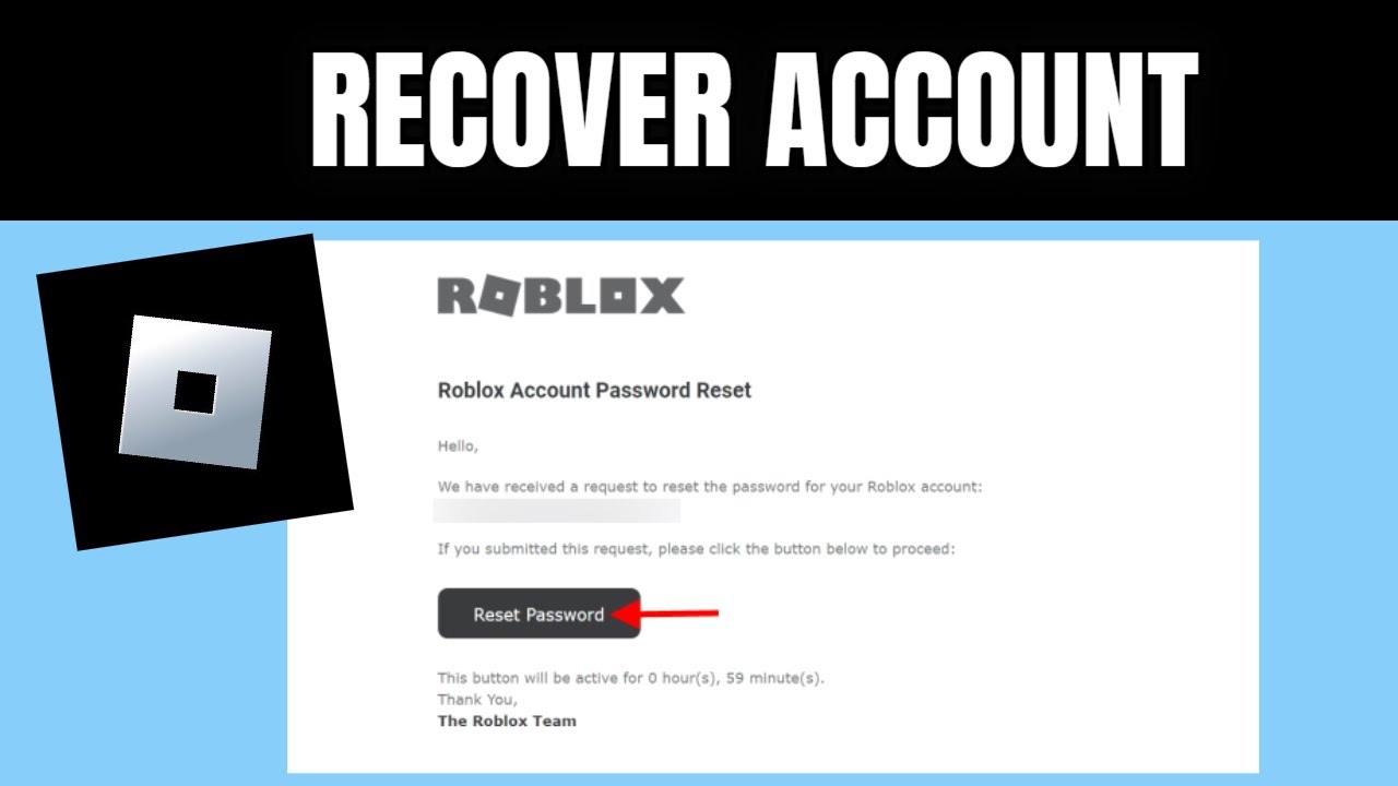 How To Reset Your Roblox Password Without Email - Get Your Roblox ...
