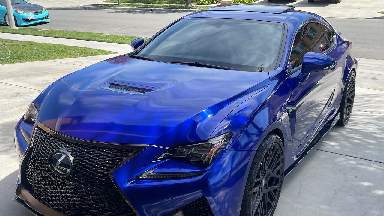 Lexus RCF full Invidia exhaust system. Revs and drive by. Love the way ...