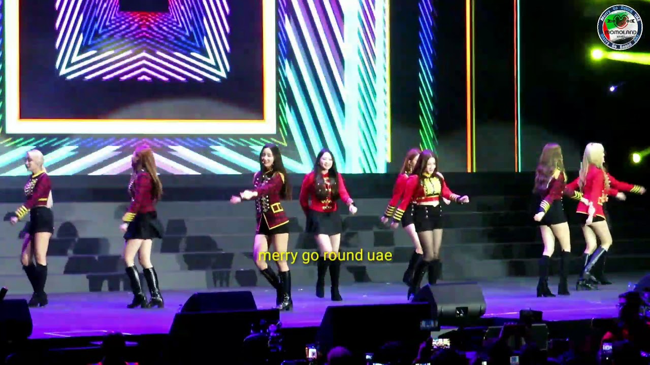 20190104. MOMOLAND [모모랜드] 'LIVE IN CONCERT' in DUBAI. [Wonderful Love ...