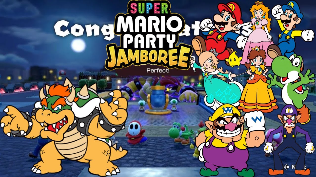 Super Mario Party Jamboree King Koopa Kaboom Squad - The Characters ...