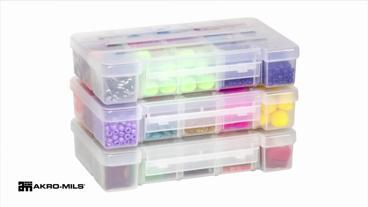Akro Mils Storage Cases - YouTube