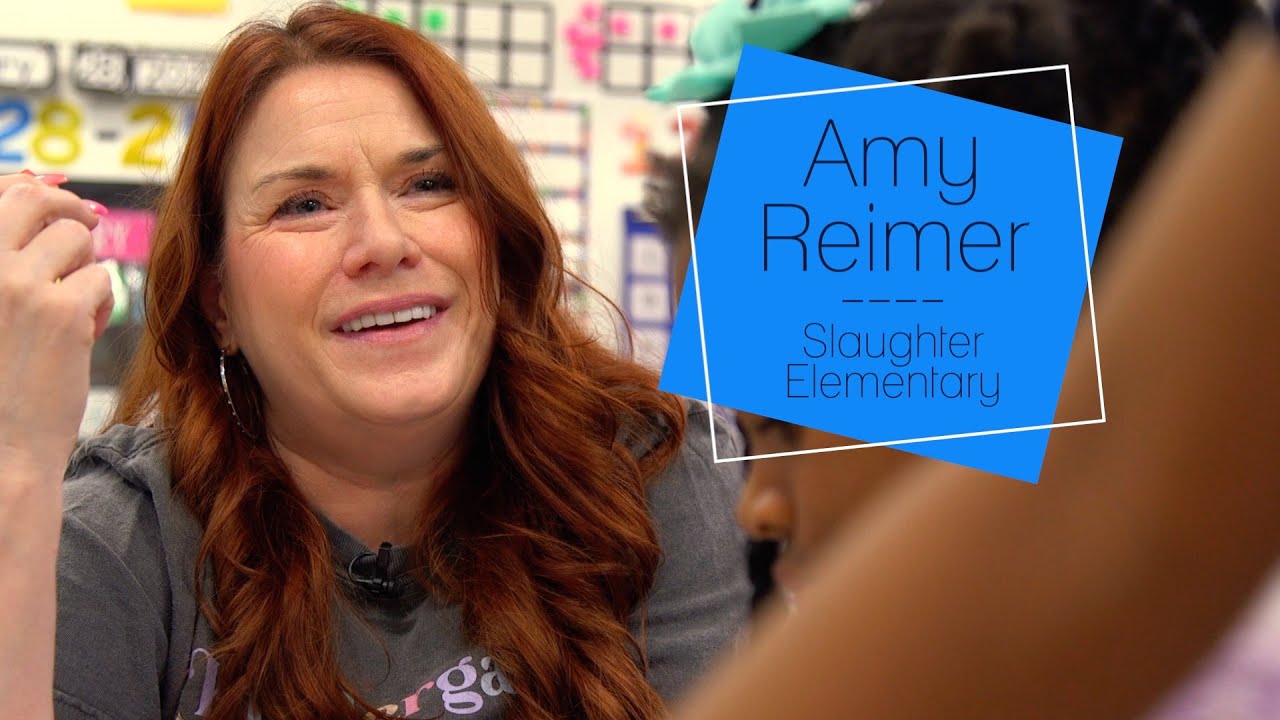 Amy Reimer - 2025 Slaughter Elementary Teacher of the Year - YouTube