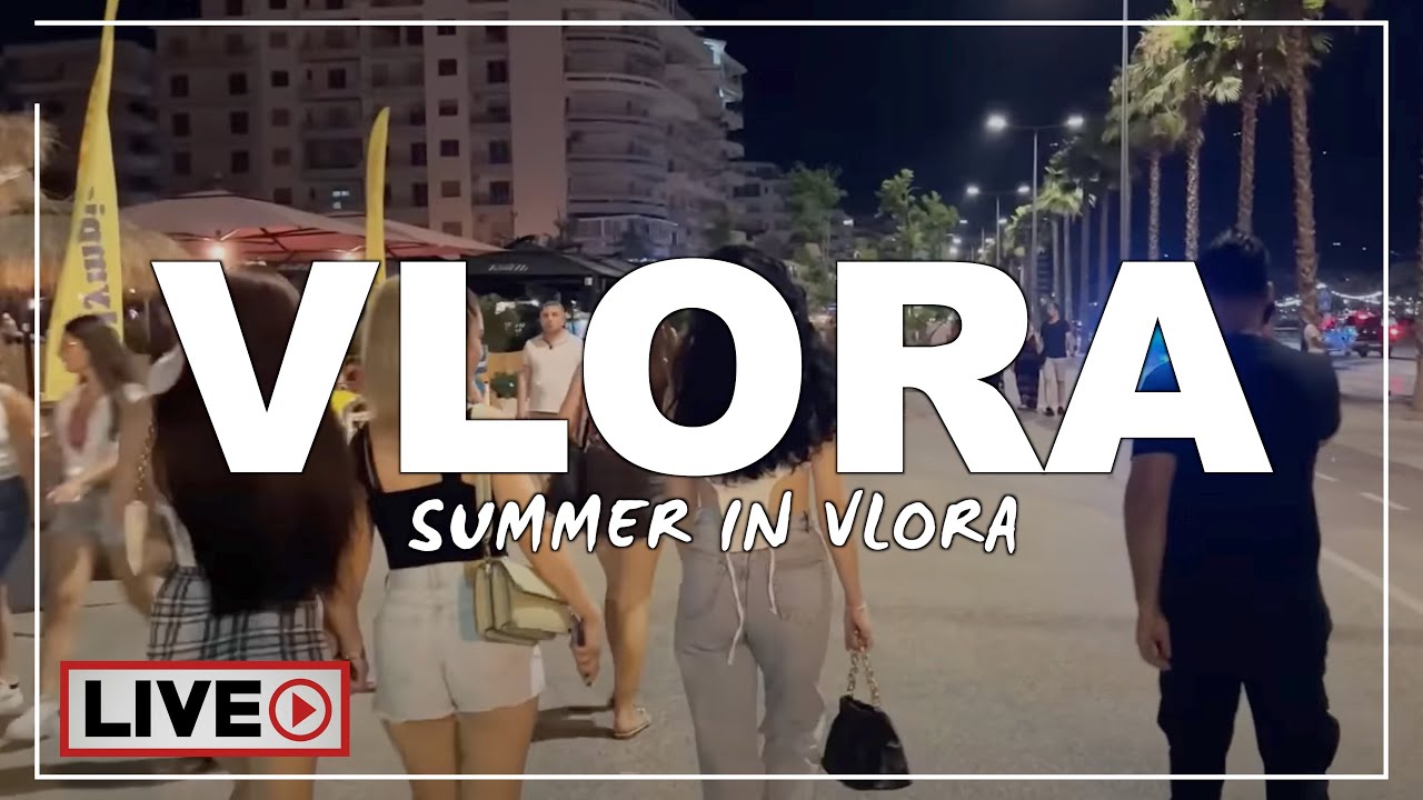 Vlora, Albania 🇦🇱 🏝🏖3 Days in Vlorë Shqipëri, Walking Tour (Live Vlog ...