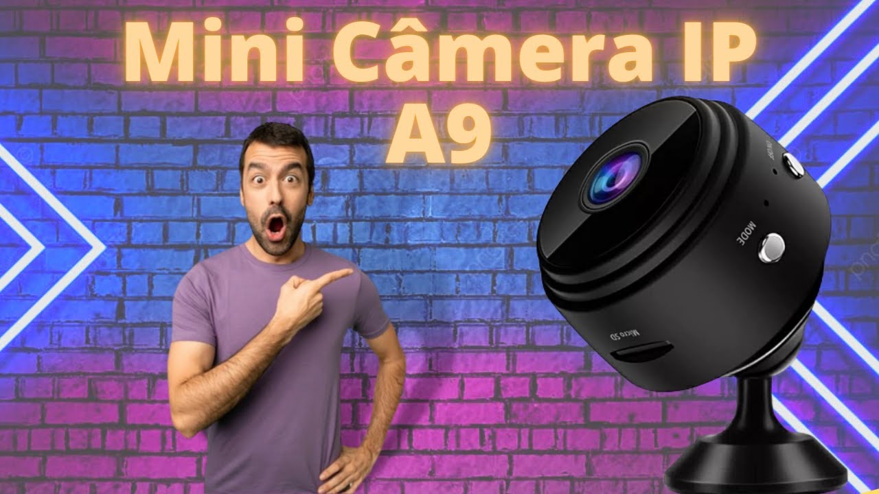 Mini Câmera wi fi Wireless de Vídeo Espiã A9 - Instalação App Little ...