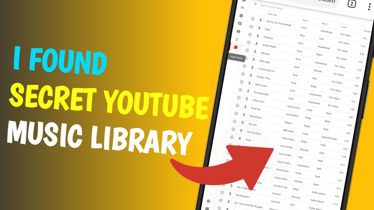 Youtube Audio Library in Android | Free background music - YouTube