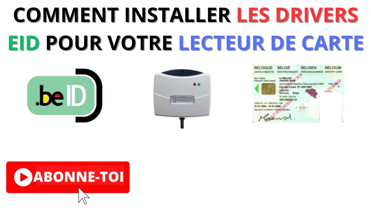 📢Comment installer les drivers eID Pour votre lecteur de carte ? - YouTube