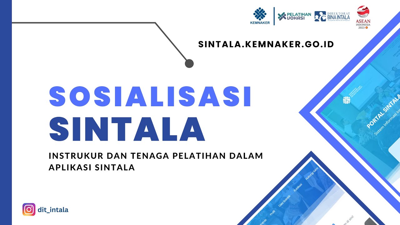 Sosialisasi Aplikasi Sintala - Intala BBPVP Semarang - YouTube